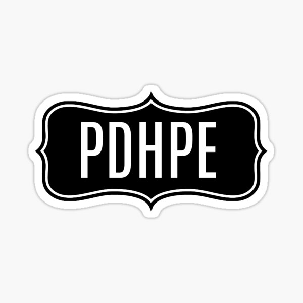 "pdhpe label" Sticker for Sale by shopariana1993 | Redbubble