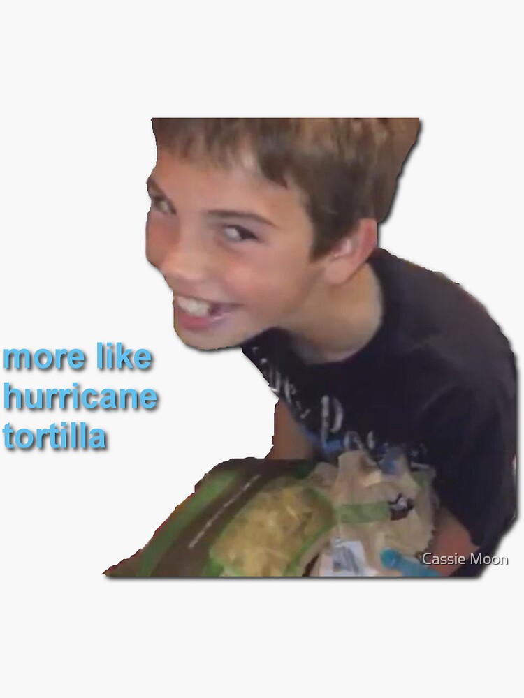 "hurricane tortilla vine" Sticker by lukealtonb | Redbubble