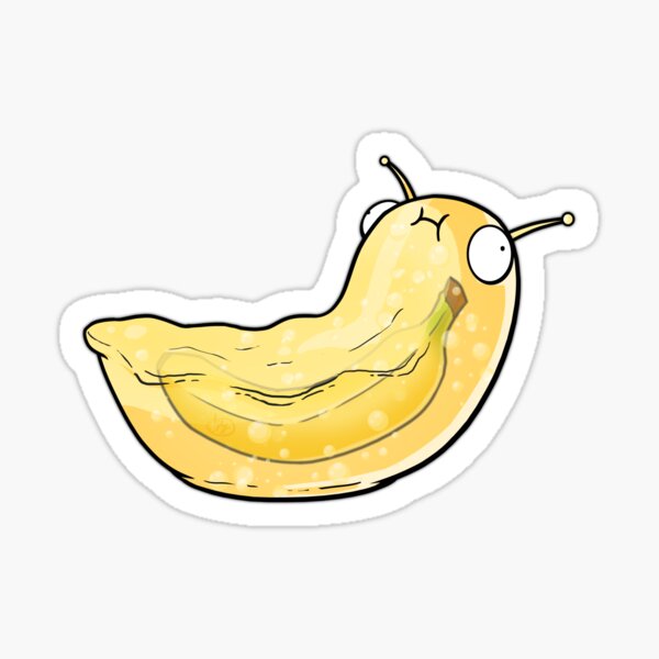 "Banana Slug Friend" Sticker by Cheltyka | Redbubble