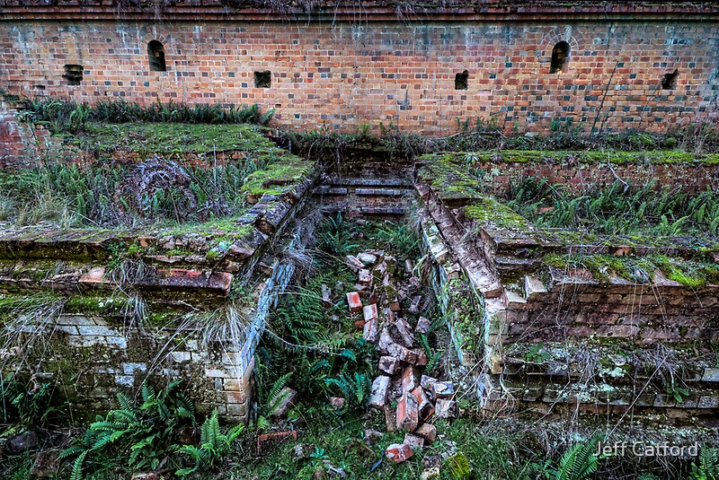 "Ruins - Newnes - Wollemi National Park, NSW" by Jeff Catford | Redbubble
