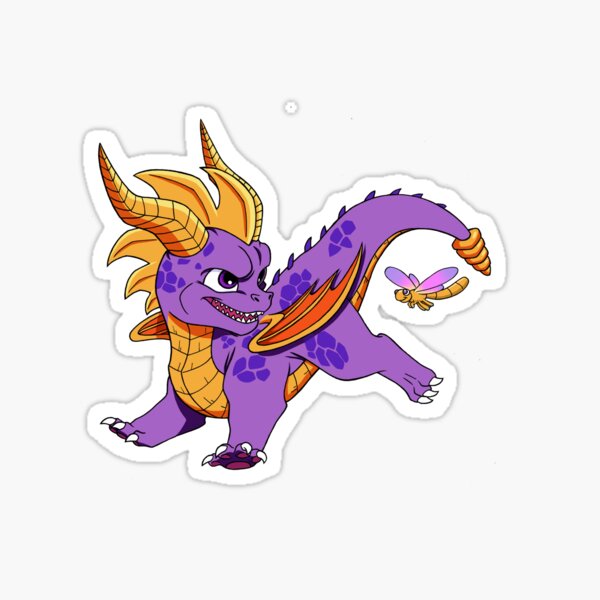 "Everyone's Favorite Purple Dragon" Sticker by ArtisticCole | Redbubble