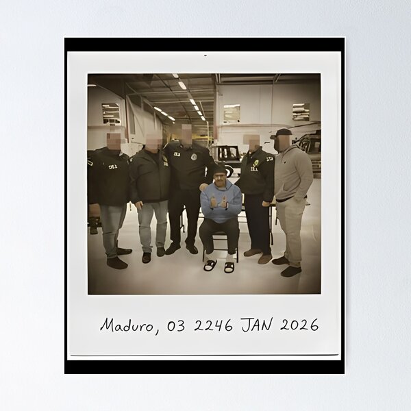 Maduro Captured Posters for Sale | Redbubble