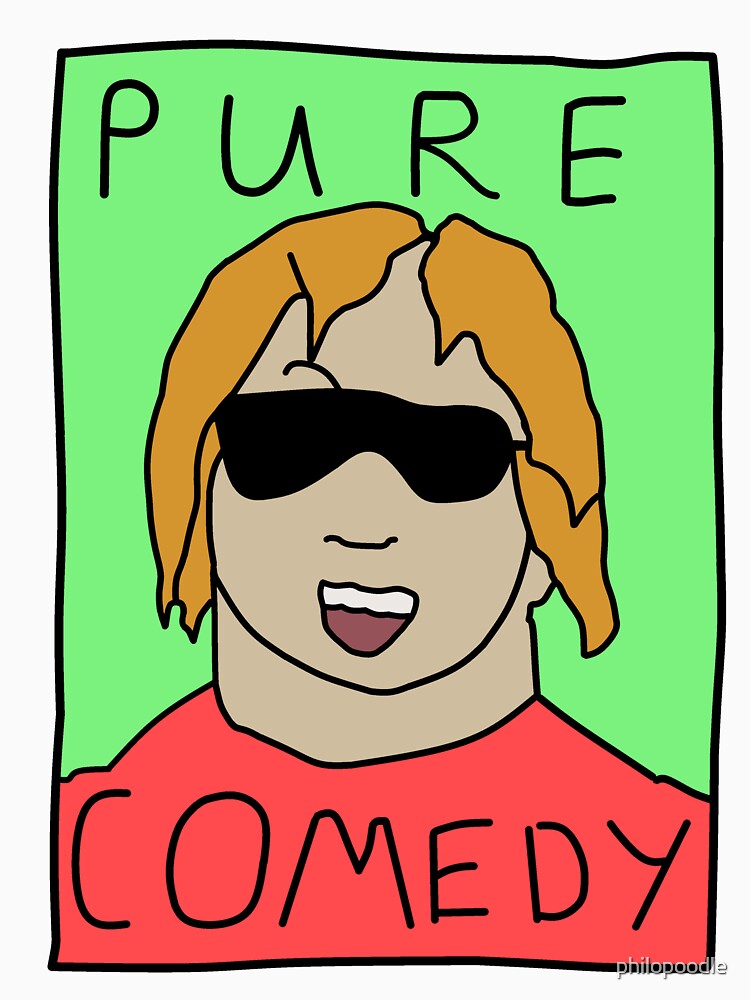 "Pure Comedy - Professor Brothers Brad Neely Poster Print" T-shirt for ...