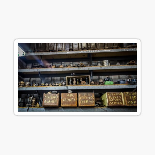 "Tool Shed" Sticker by houseofgolden | Redbubble