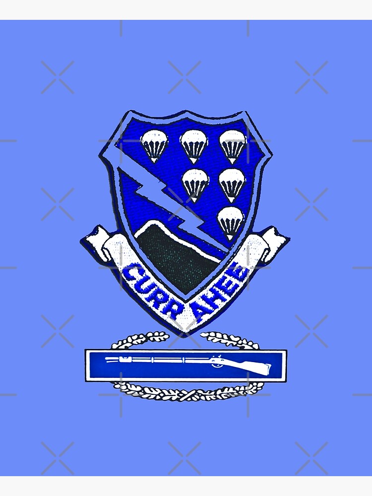 "Currahee Patch - 101st Airborne w/CIB " Metal Print by Buckwhite ...