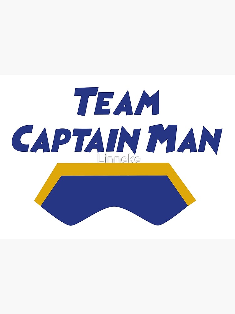 "Team Captain Man" Poster for Sale by Linneke | Redbubble