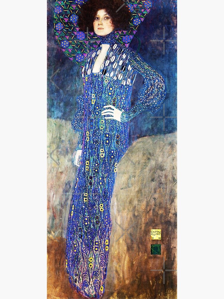 HD. Portrait of Emilie Floge, by Gustav Klimt . HIGH DEFINITION Premium ...