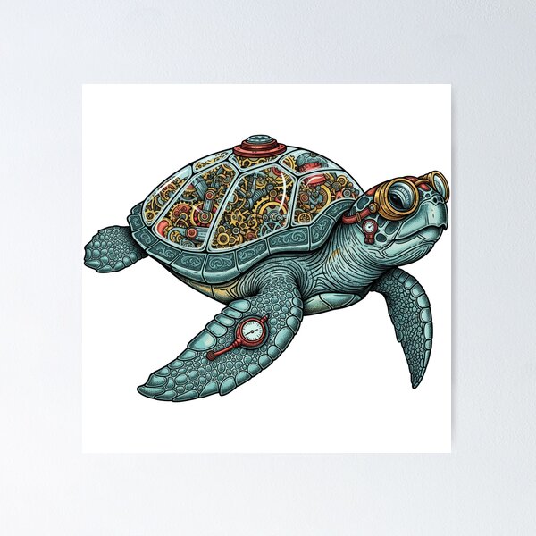 Ocean Gears Posters for Sale | Redbubble