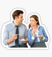 Jim and Pam Stickers | Redbubble