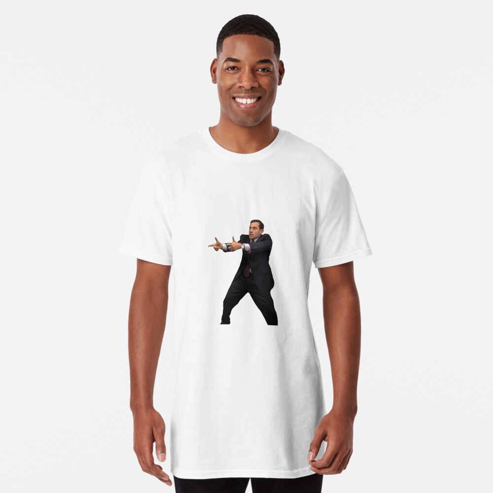 "Michael Scott Finger Guns" Sticker for Sale by maciemarcello | Redbubble