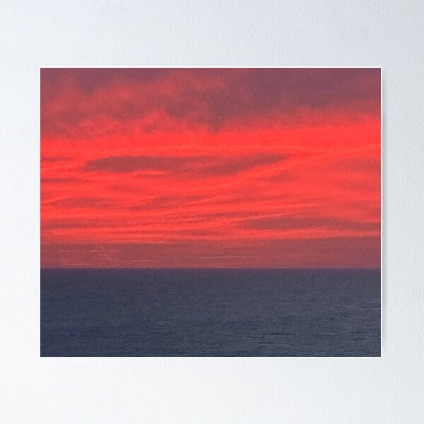 Red Sky At Anight Posters for Sale | Redbubble