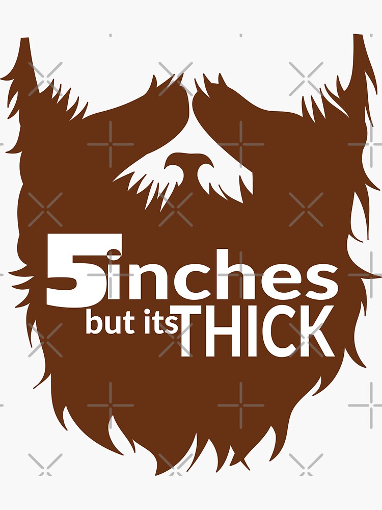 "5 inches" Sticker by SchubertDesigns | Redbubble