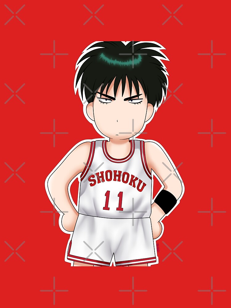 "Rukawa-kun Chibi" T-shirt for Sale by JubiaMaJo | Redbubble | slam ...