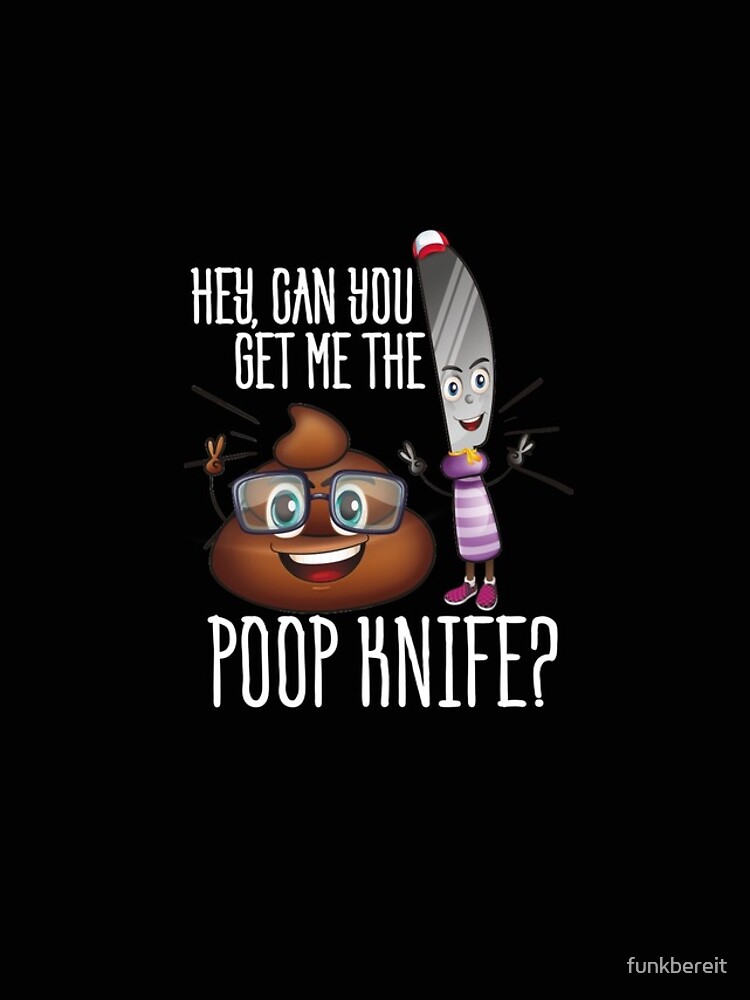 "Poopknife Meme Shirt - Original Emoji Poop Knife T-Shirt" iPhone Case ...