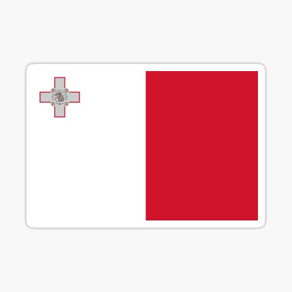 "Malta Flag- Show your love for Malta!" Sticker for Sale by ...