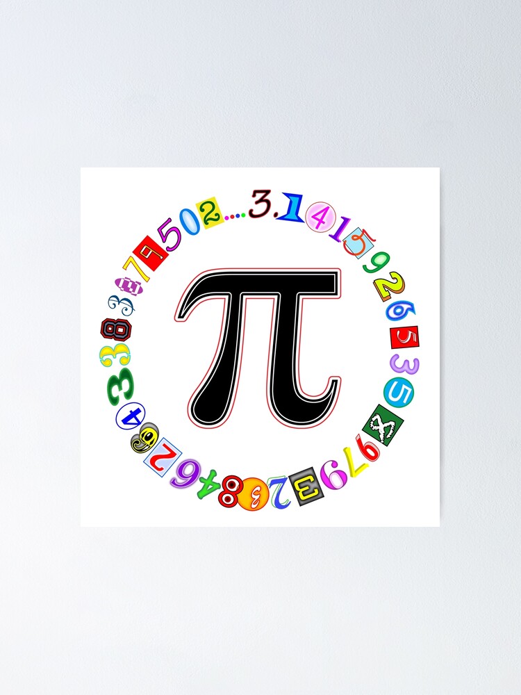 Buntes Pi Symbol Raspberry Pi Zeigt Kleines Buntes Quadrat Rechts Oben