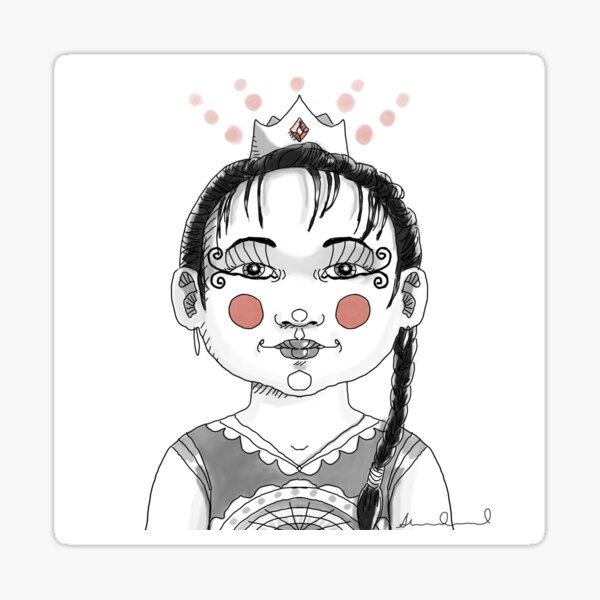 Pegatina «Pequeño pero poderoso - Princess Jade» de DaydreamerArt ...