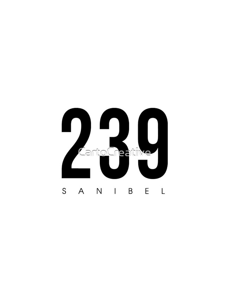 "Sanibel, FL - 239 Area Code design" iPhone Case for Sale by ...
