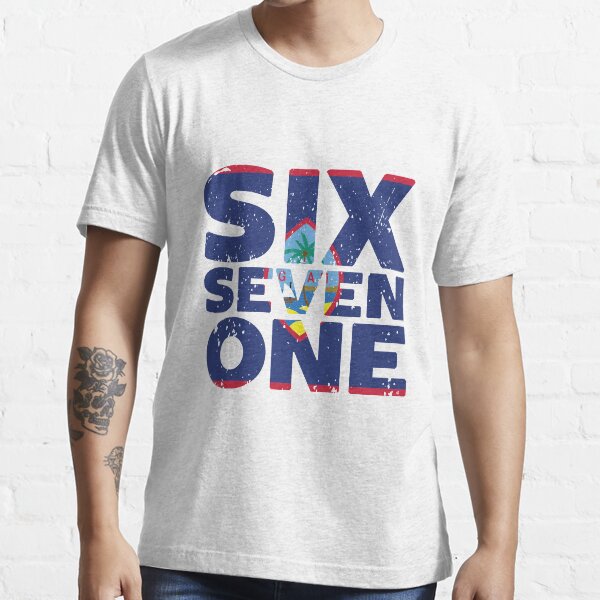 "Guam 671 Area Code Six Seven One " T-shirt for Sale by buyersdelight ...