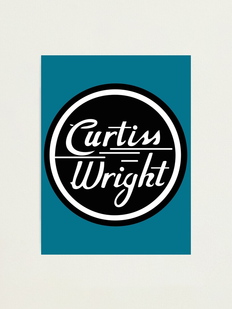 "Curtiss Wright Logo" Photographic Print for Sale by warbirdwear | Redbubble