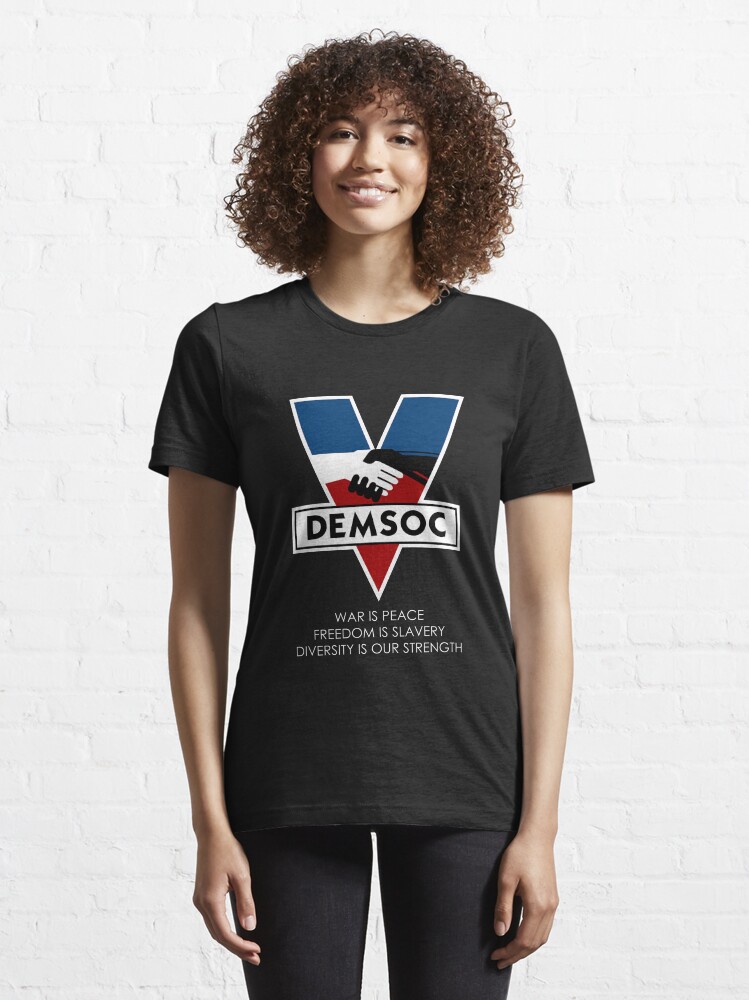 "DEMSOC - 1984" T-shirt for Sale by LibertyTees | Redbubble | 1984 t ...
