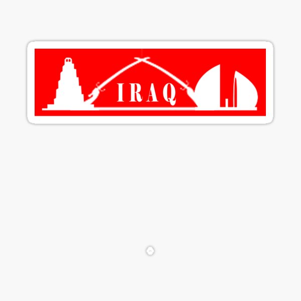 "Iraq " Sticker by MoHabh | Redbubble