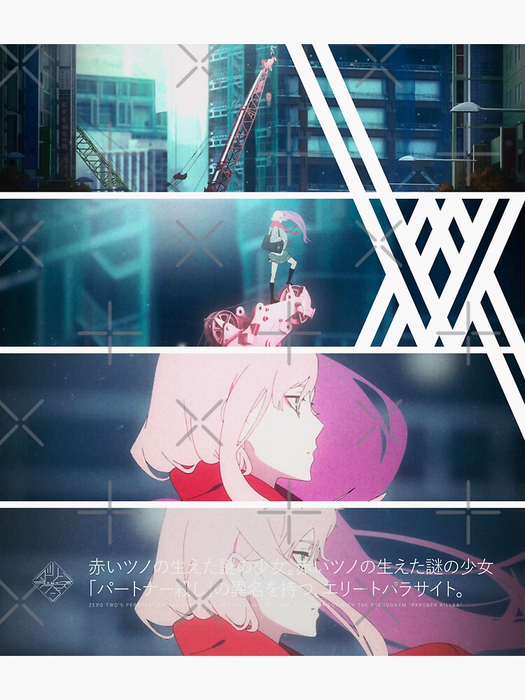 Zero Two Still Style】" Sticker by Waifu-Dope | Redbubble