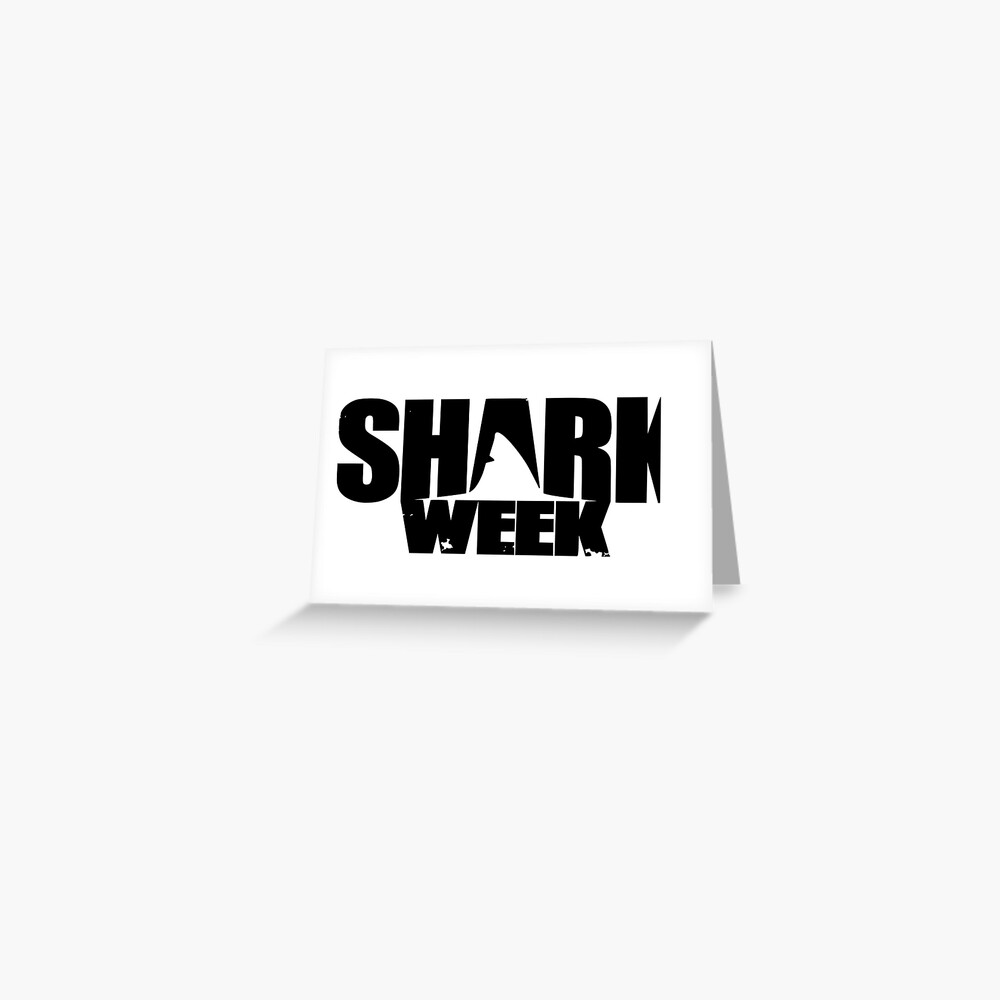 "SHARK WEEK" Sticker for Sale by strngr design | Redbubble