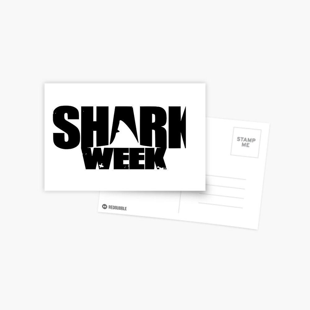 "SHARK WEEK" Sticker for Sale by strngr design | Redbubble