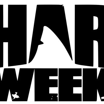 "SHARK WEEK" Sticker for Sale by strngr design | Redbubble