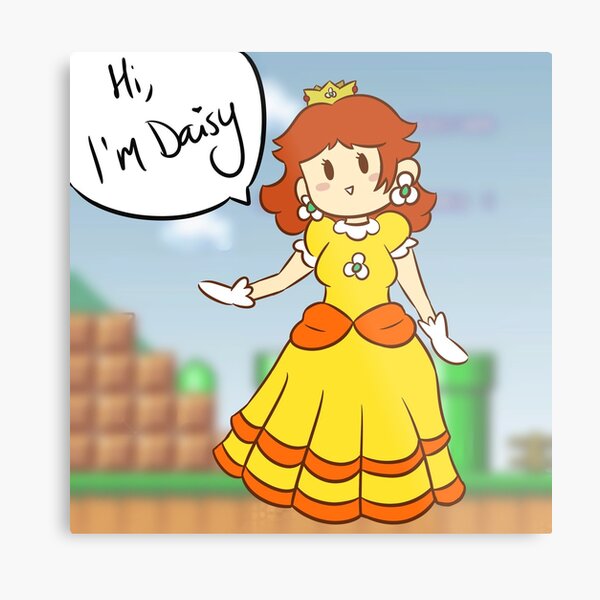 Princess Daisy Mario Metal Prints | Redbubble