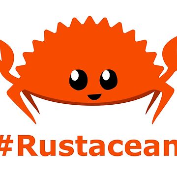 "Rust Language / Lang Unofficial Mascot - Ferris the crab Rustacean ...