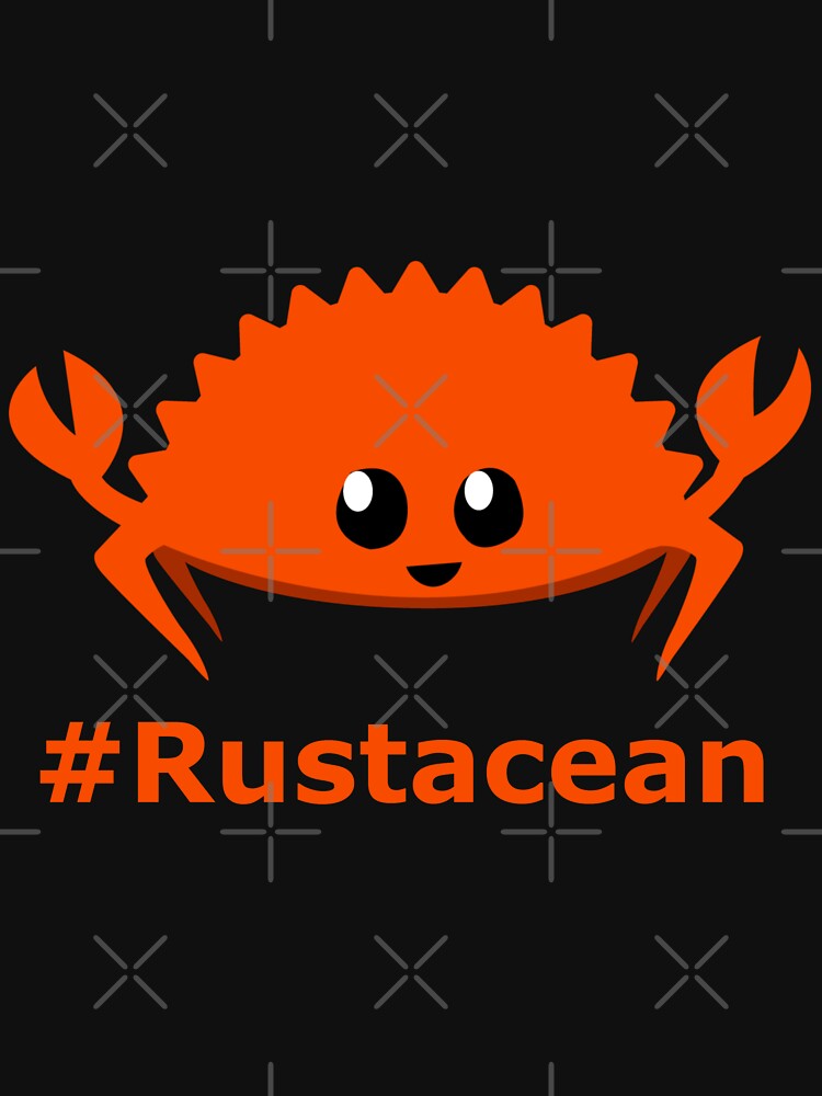 "Rust Language / Lang Unofficial Mascot - Ferris the crab Rustacean ...