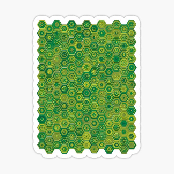 "hex pos var green" Sticker for Sale by suranyami | Redbubble