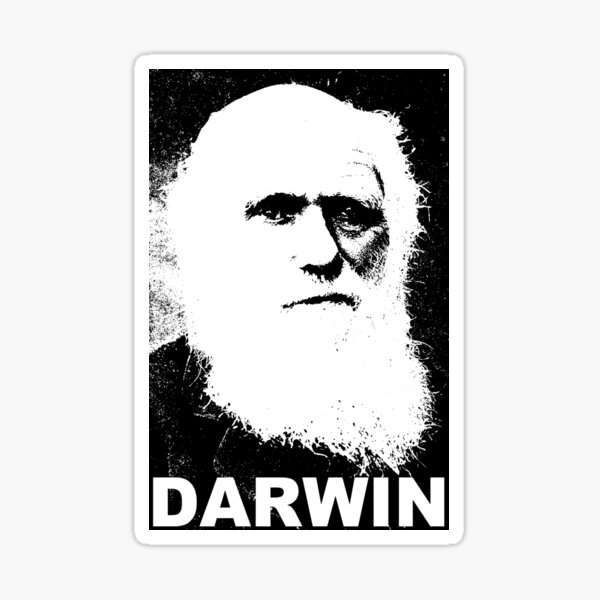 "Charles Darwin" Sticker for Sale by Hoorahville | Redbubble