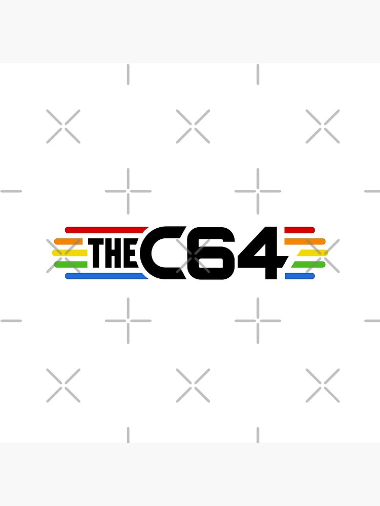 "THEC64 - Coloured Logo" Art Print for Sale by RetroTrader | Redbubble