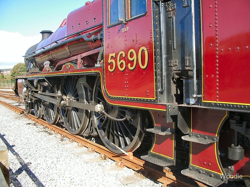 "Leander Steam Engine, No 5690" by Woodie | Redbubble