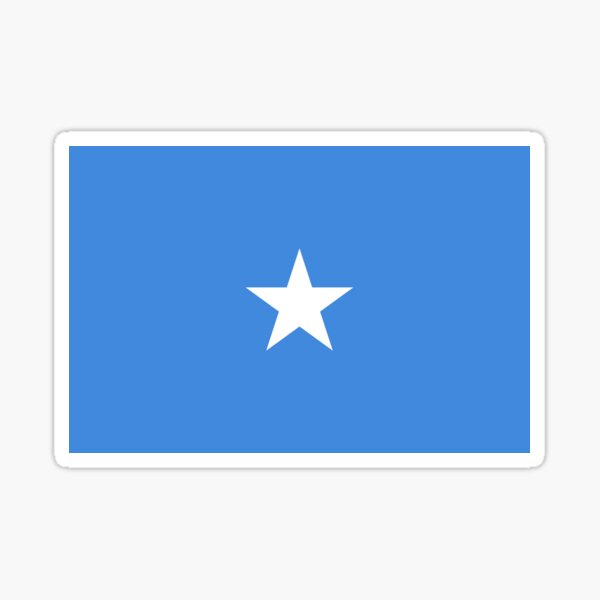 "Somalia Flag- Designs created with the Somali flag! " Sticker by ...