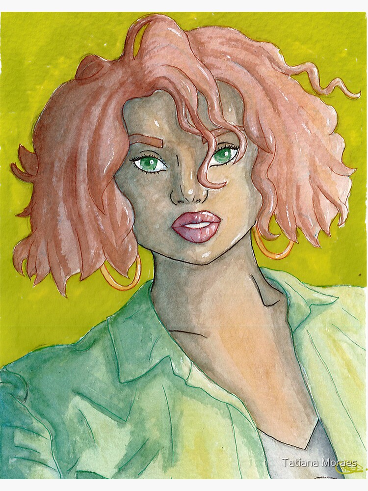 "Melany" Sticker for Sale by TatianaMoraes | Redbubble