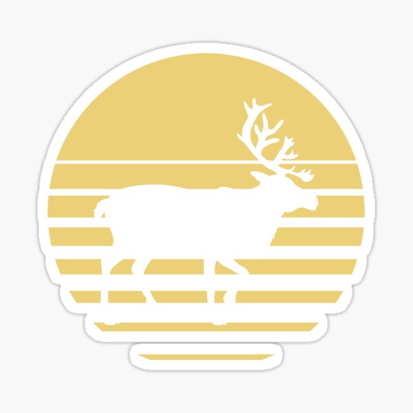 "Deer logo" Sticker for Sale by -Nightsky- | Redbubble