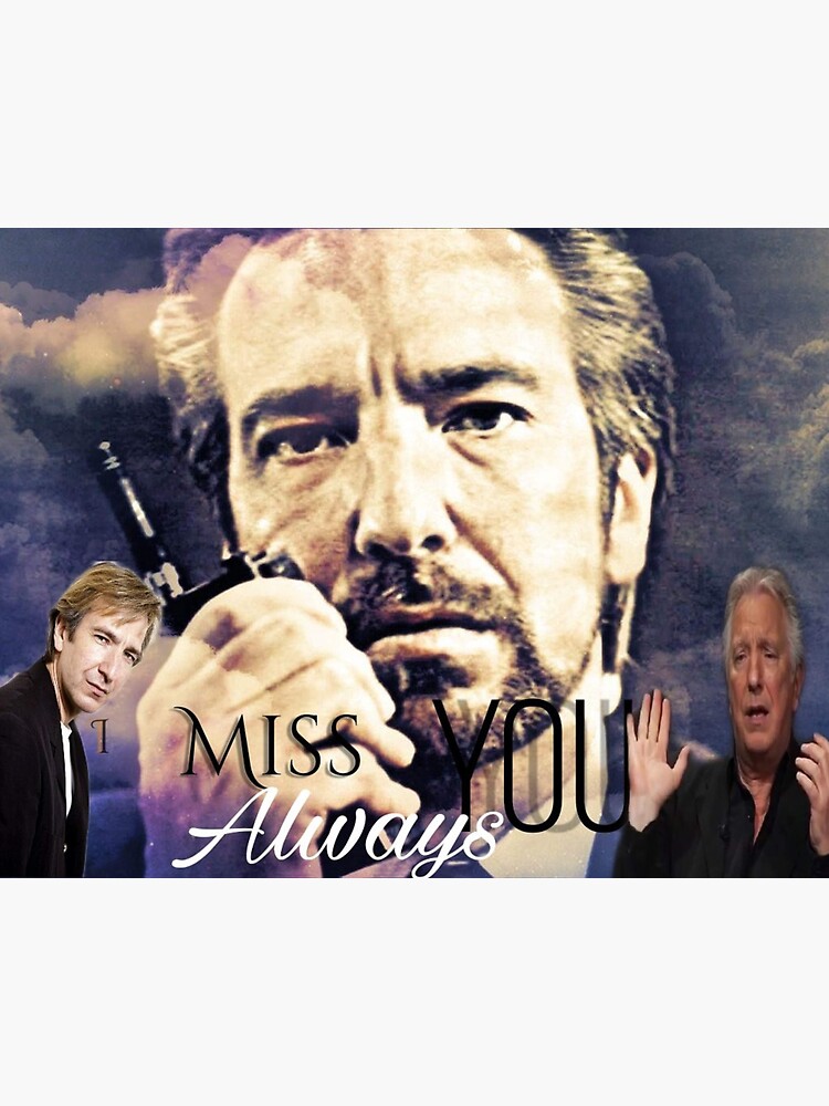 "Alan Rickman" Sticker by Slytherin89 | Redbubble