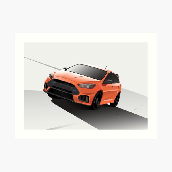 Ford Focus Rs Art Prints | Redbubble