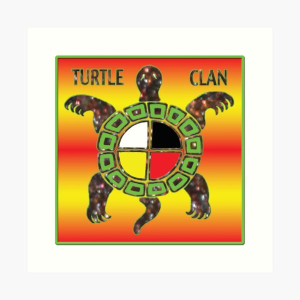 "Turtle Clan Medicine Wheel" Art Print for Sale by Nativeexpress ...