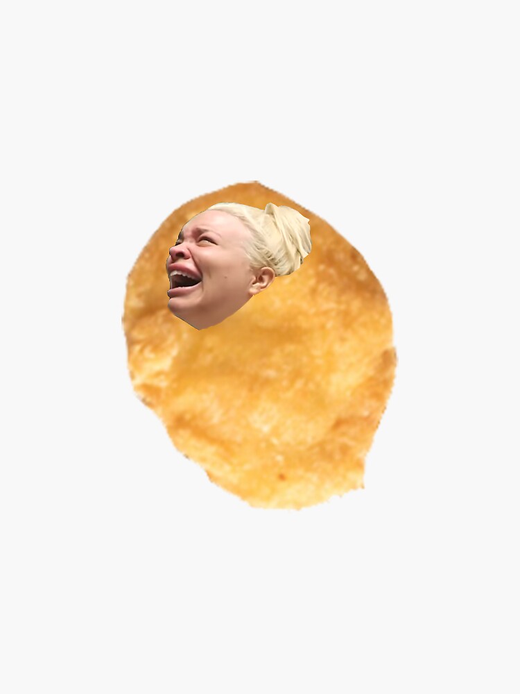 "Trisha Paytas Chicken Nugget" Sticker for Sale by satans-sweetie ...