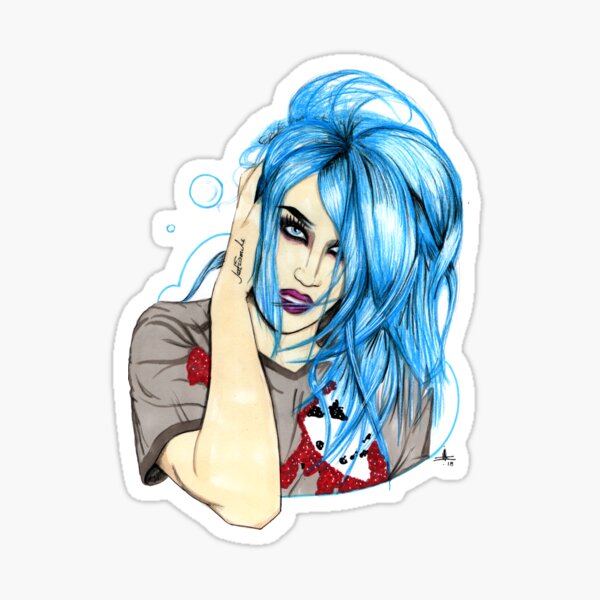 "Hand Drawn Adore Delano" Sticker for Sale by mikmcdade | Redbubble