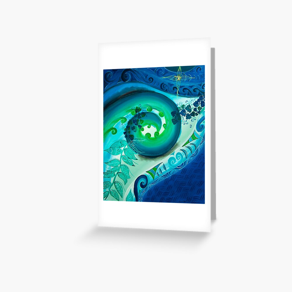 ""Maori Koru"" Greeting Card by NaomiMatthewArt | Redbubble