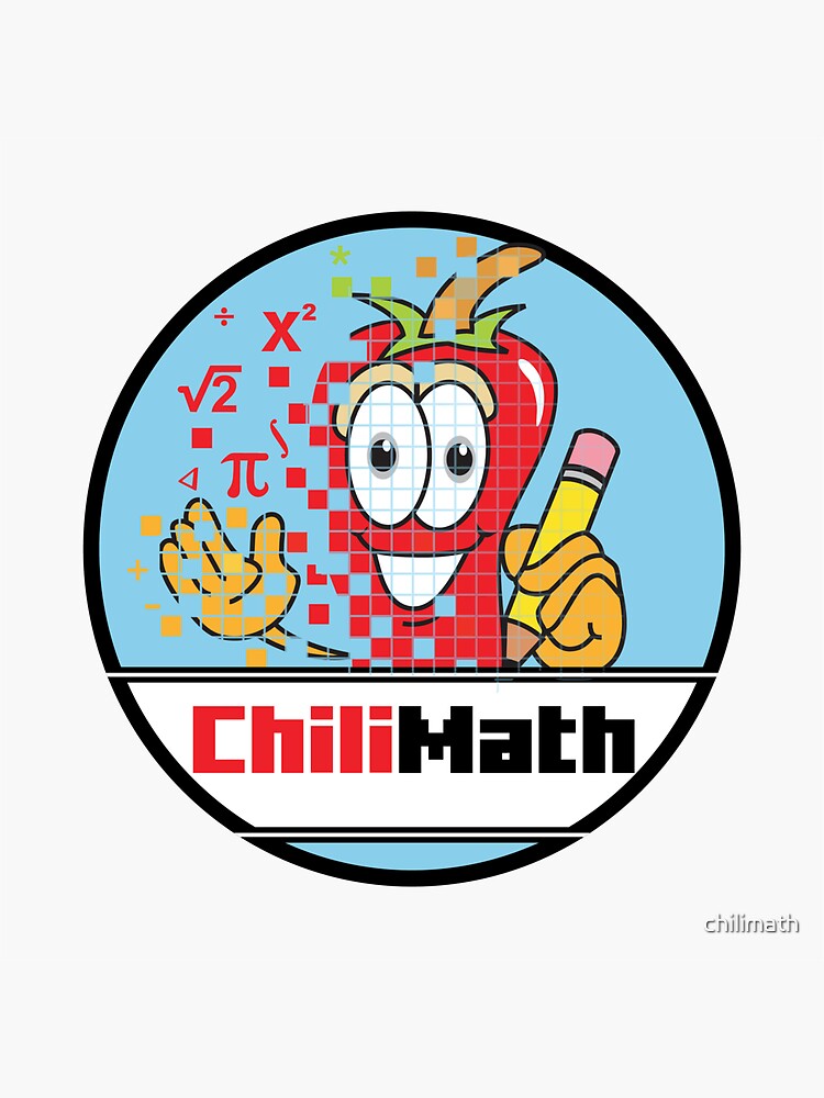 "ChiliMath" Sticker for Sale by chilimath | Redbubble