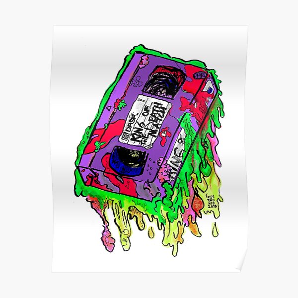 "TAPE TRADE" Poster by mustachiosaurus | Redbubble