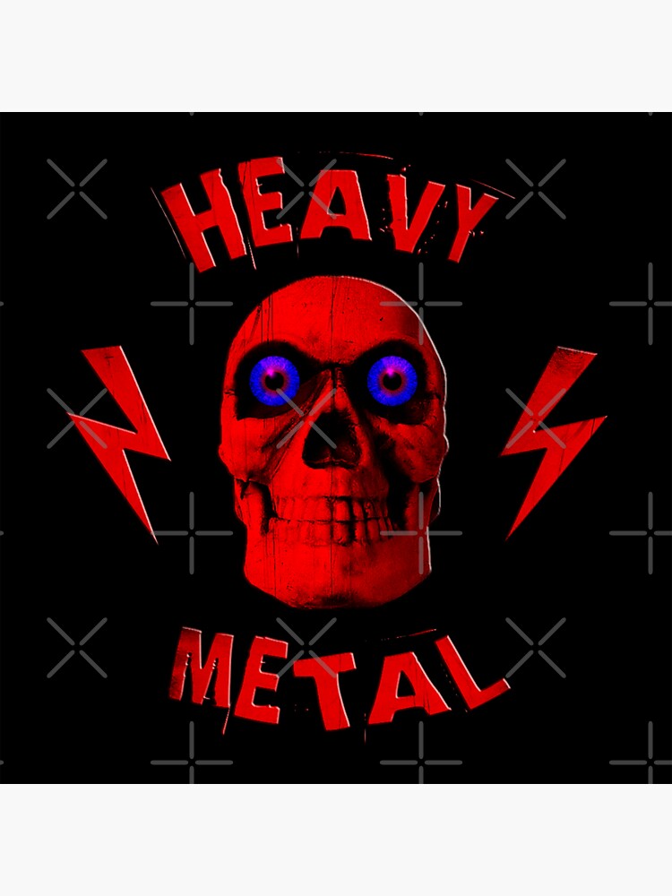 "HEAVY METAL" Sticker for Sale by BobbyG305 | Redbubble
