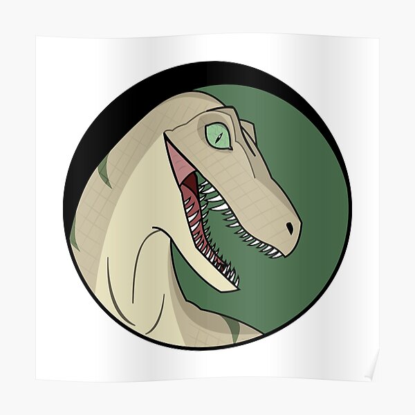 "Raptor - Tan" Poster by DrGreatScott | Redbubble